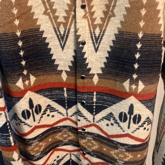 Jackets & Coats | Aztec Print Shacket | Poshmark